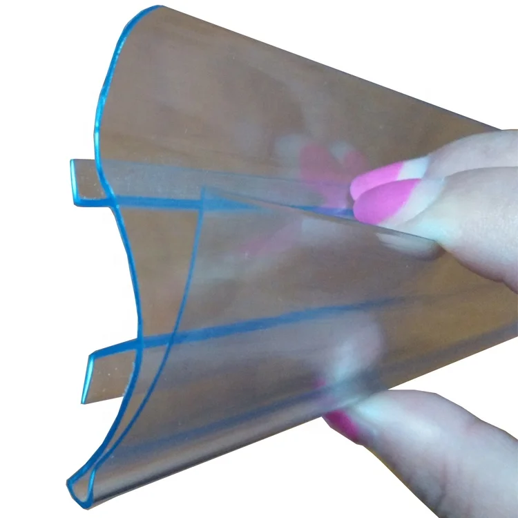 Plastic Data Strip PVC Price Tag Holder for Supermarket Shelves
