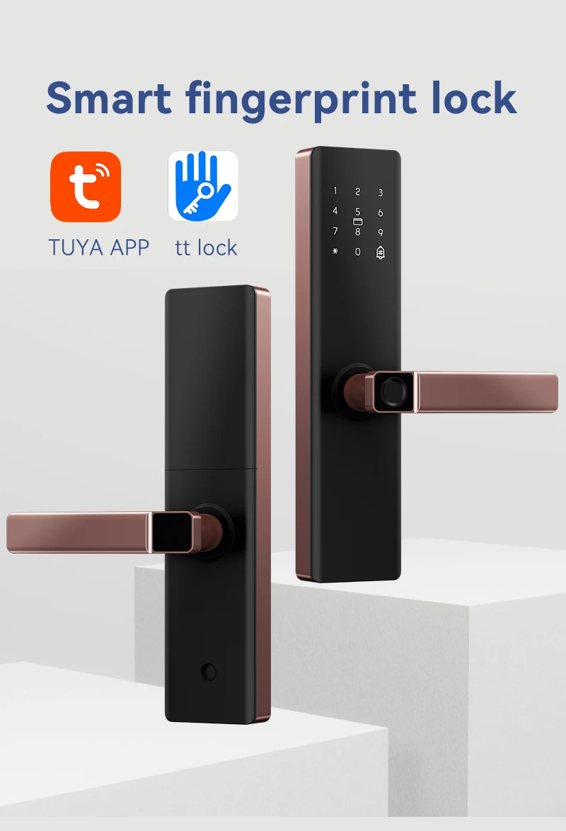 Kasman SOURCE PRICE Wood Door Lock bar Code Electronic Ttlock Wifi Card ...