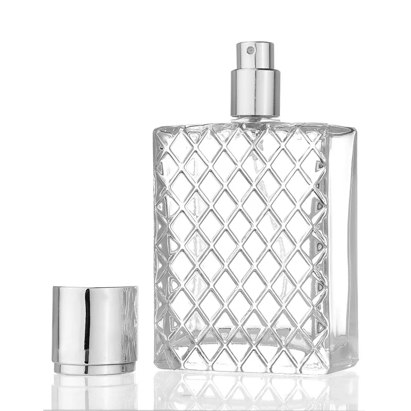 Luxury Square Shape Perfume Glass Bottles 5ml,10ml,15ml,20ml,30ml,50ml ...