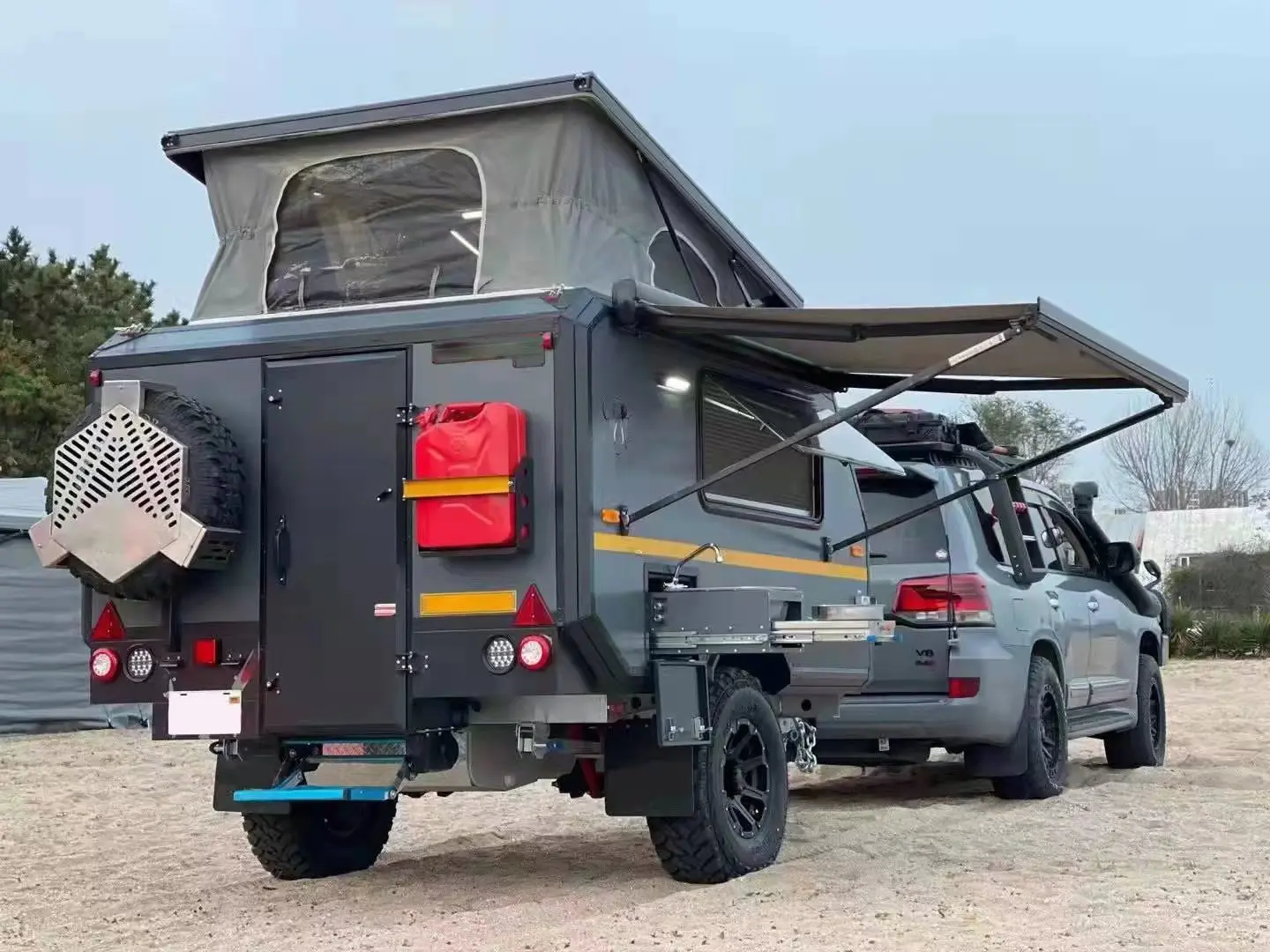 15ft Hybrid High Quality 6 Sleep Camper Trailer Offroad