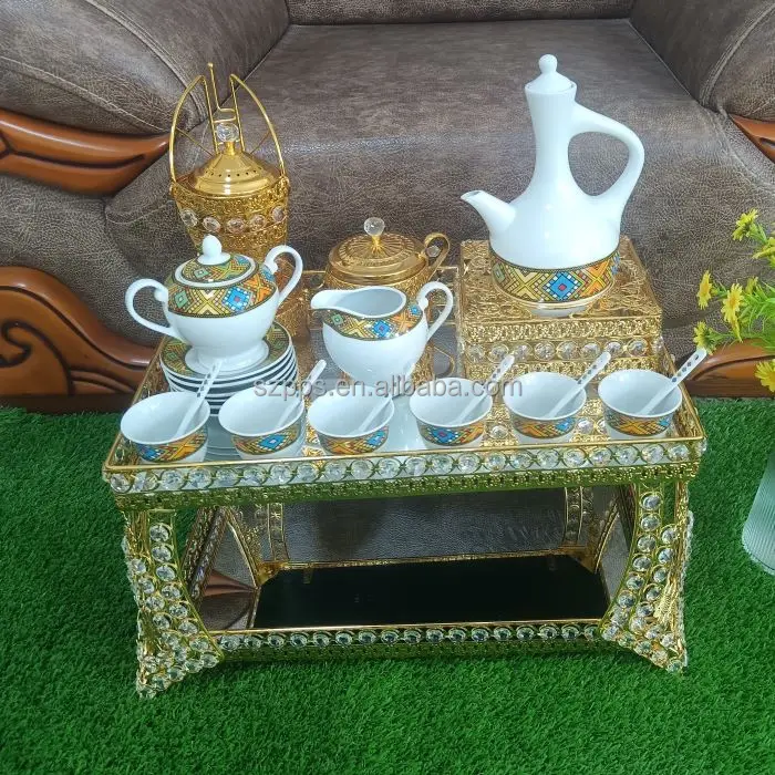 2025 Most Popular Habesha Rekebot Decorative Mid-East Metal Coffee ...