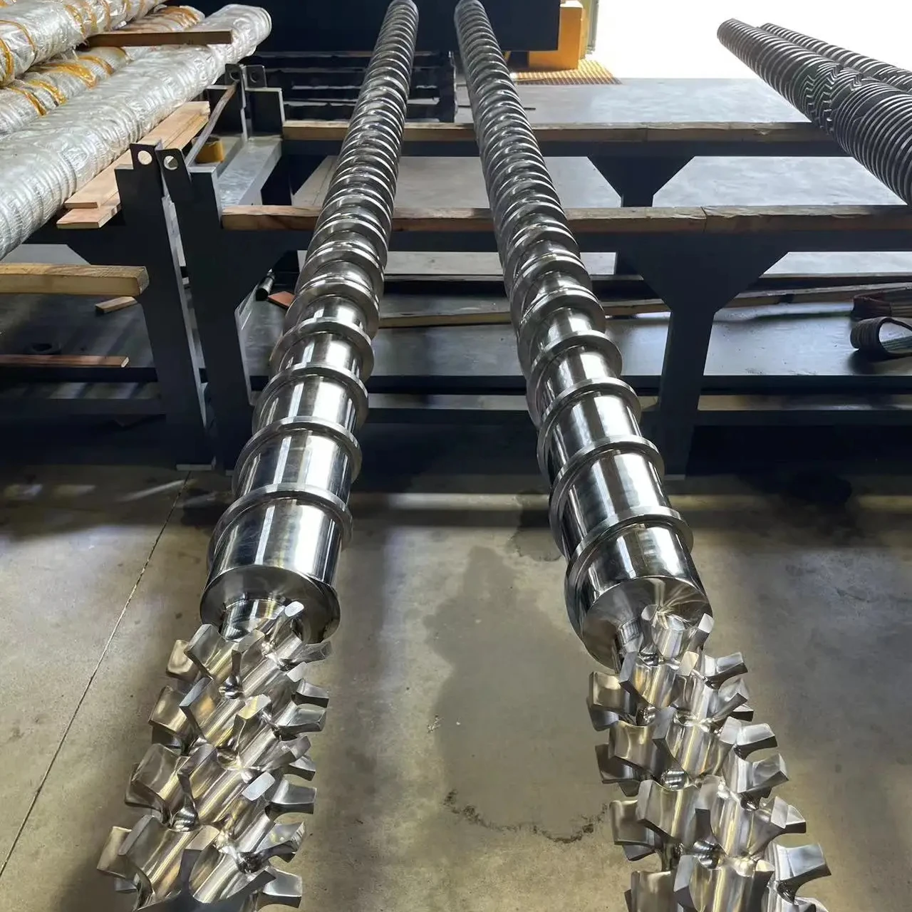 Pellet Extruding Machines Screw And Barrel/ Screw And Barrel For ...