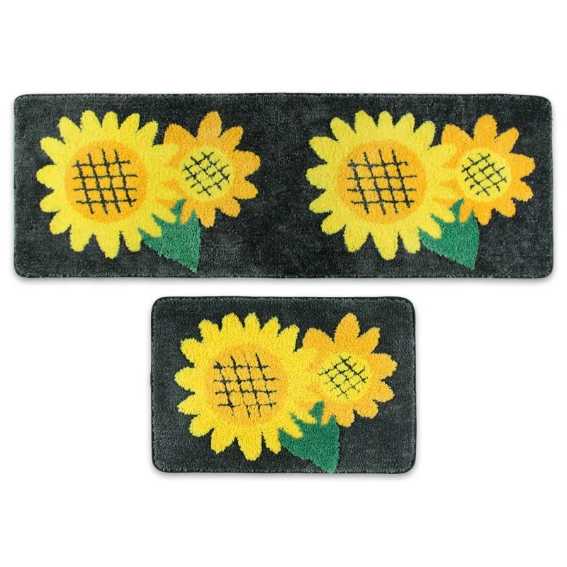 New Luxury Shaggy Tuftting Foot Mat Anti-slip Soft Door Mat Absorbent ...
