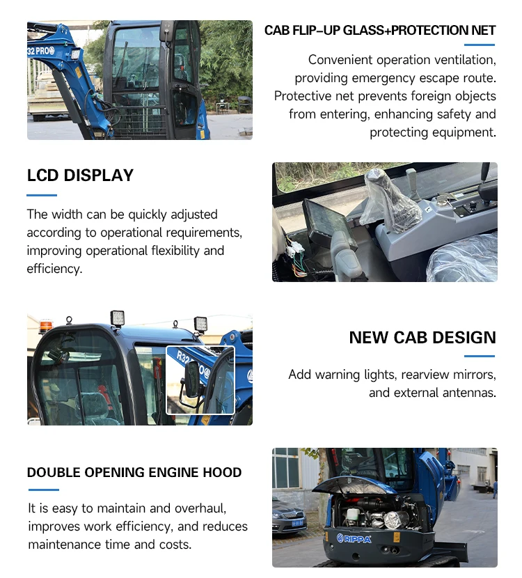 RIPPA Excavator Mini EPA Approved Micro Digger Free Shipping Minibagger ...