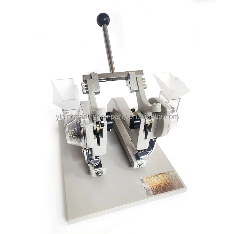 Double Head Manual Eyelet Machine - Efficient & Durable