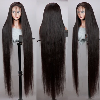 50 Inch Cuticle Aligned Hair Lace Frontal Wig 38 40 Inch Human Hair Hd ...