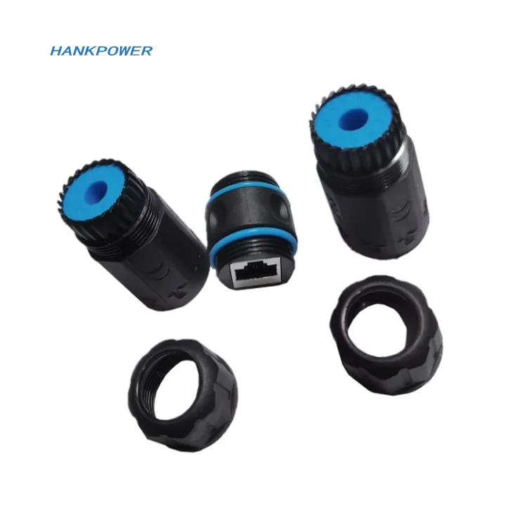 IP68 Female CAT6 Connector - Waterproof RJ45 Coupling