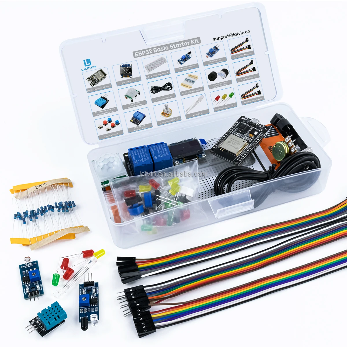 Esp32 Starter Kit For Arduinos Science Education Iot Project Basic Electronic Component Kit Diy