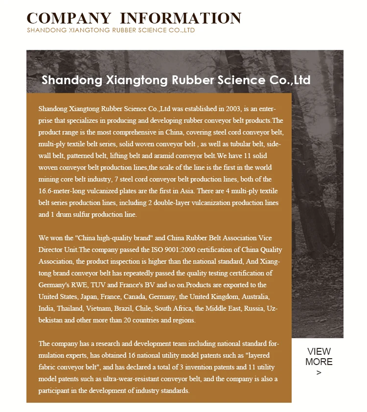 Mining Long Lasting St1250 Conveyor Belt With Excellent Flexural ...