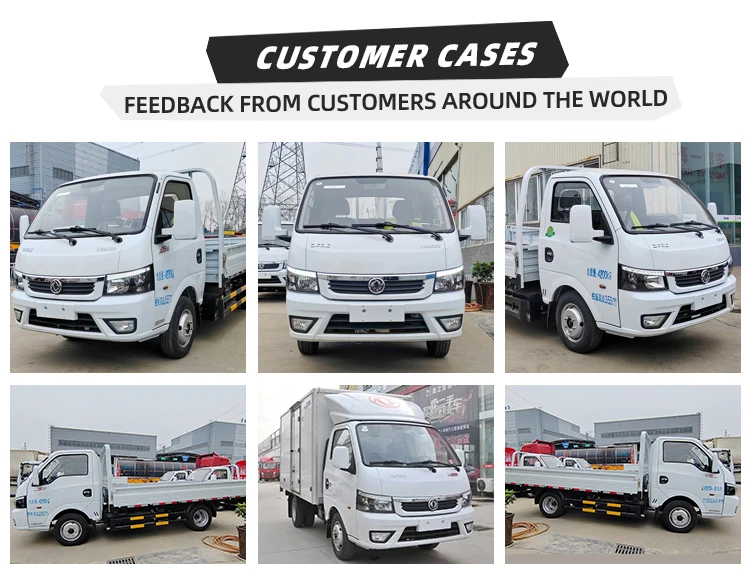 Dongfeng Diesel Engine 4x2 Small Cargo Truck 1-10 Ton Capacity Load ...