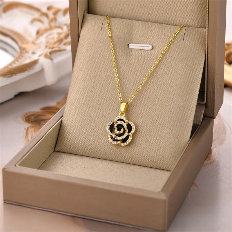 Non Tarnish 18k Gold Plated Stainless Steel Necklace