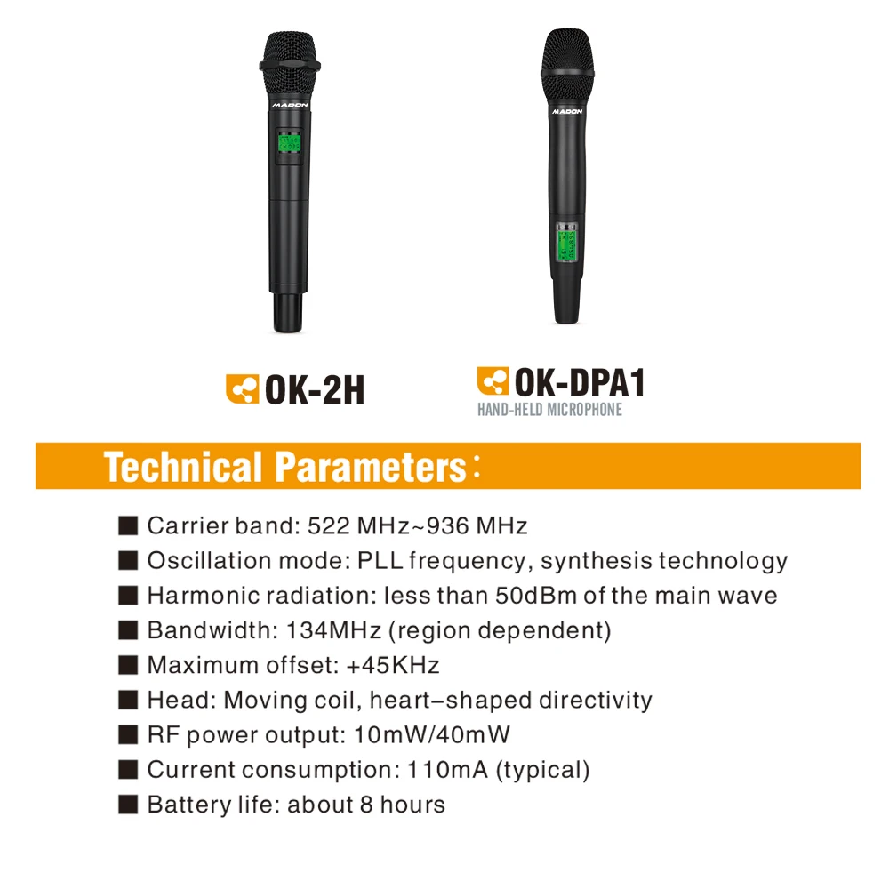 Madon Traditional Digital ID Pilot Series MIC OK-001U Single Channel ...