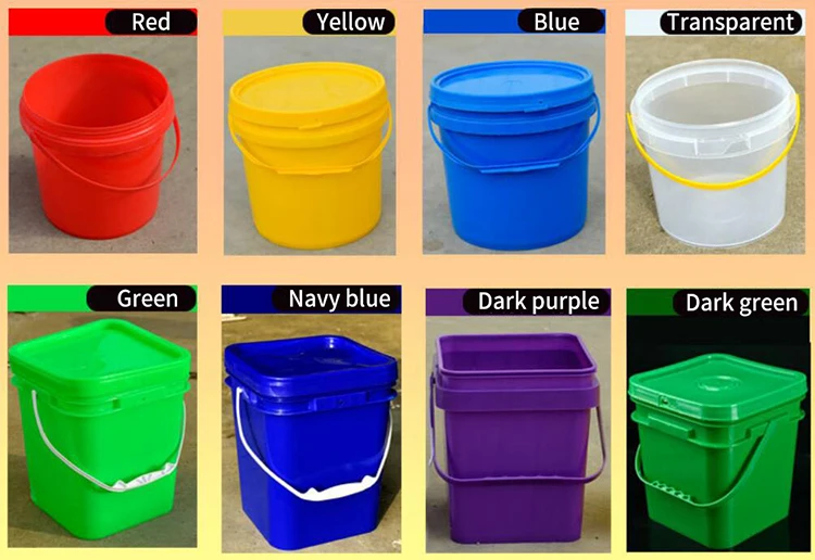 Custom Cheap Small Large 2L 5L 10L 20L 25L Plastic Buckets