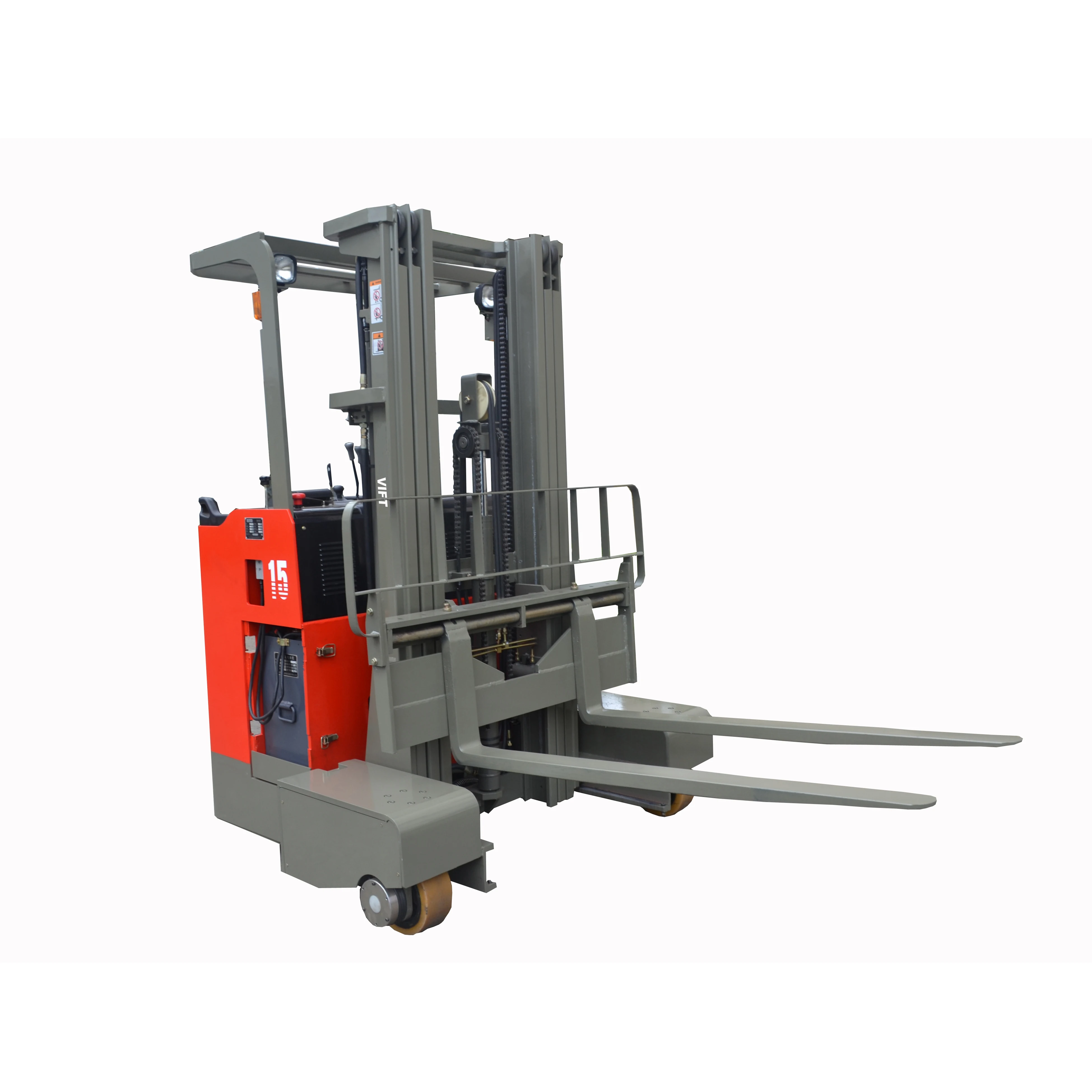 Multi-direction Electric Forklift Very Narrow Aisle Vna 1 Ton 2 Ton 3 ...