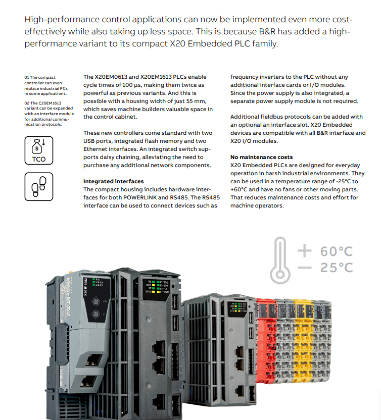 Original And New B&r X20if10e3-1 X20 Interface Module Communication ...