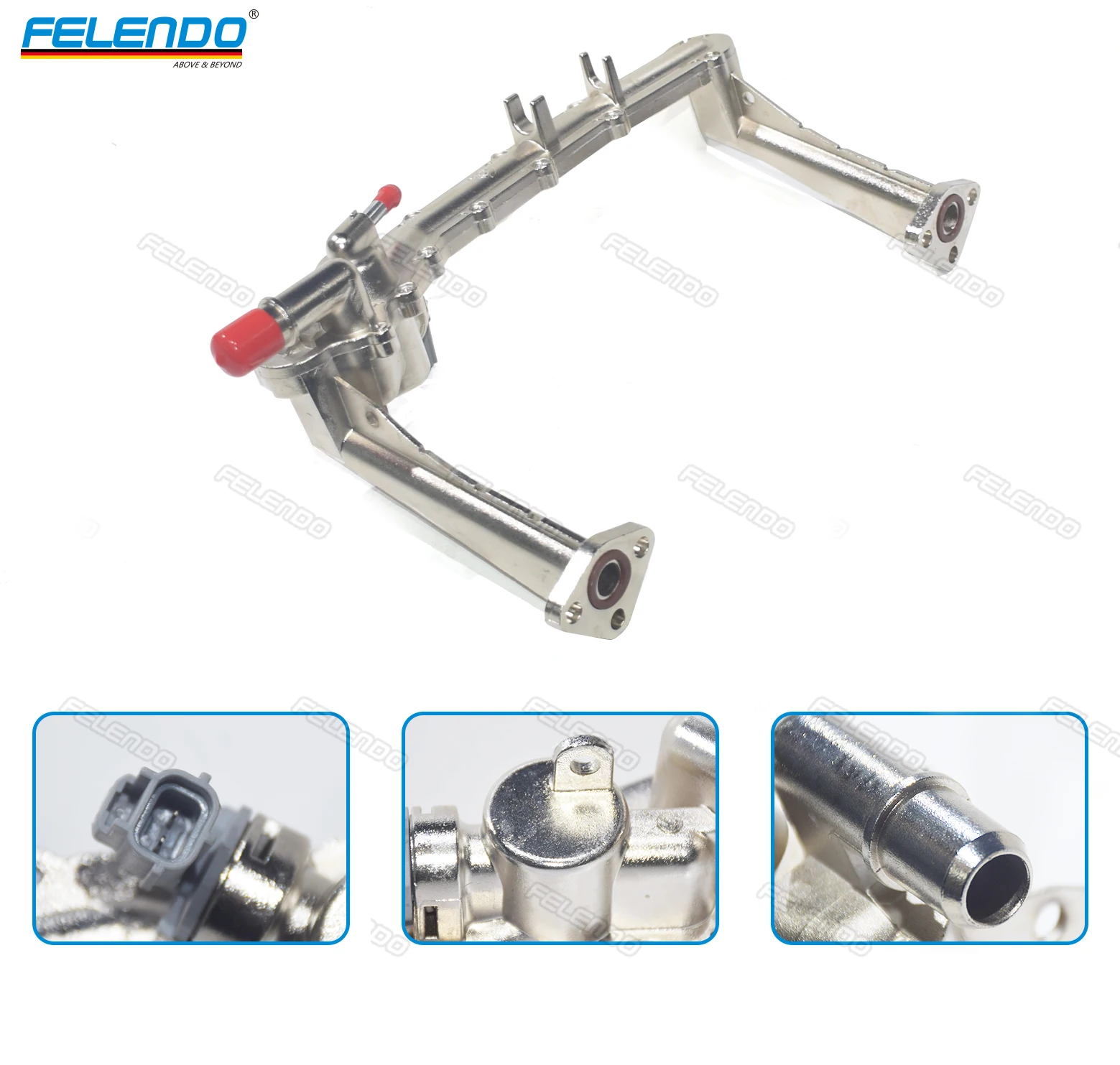 Felendo 3.0l V6 Aluminum Alloy Heater Manifold Tube For Land Rover ...