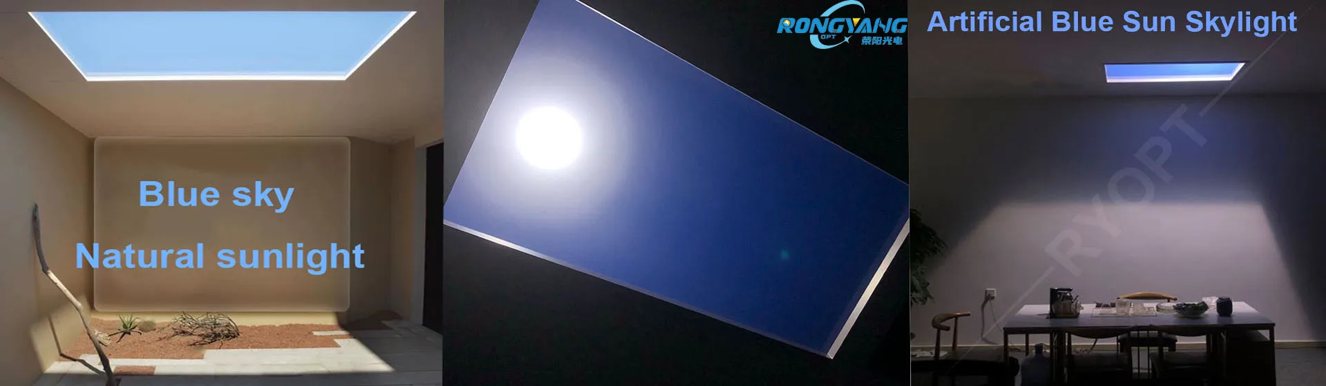 RYOPT Virtual Circadian Sunlight LED Ceiling Panel - Coelux