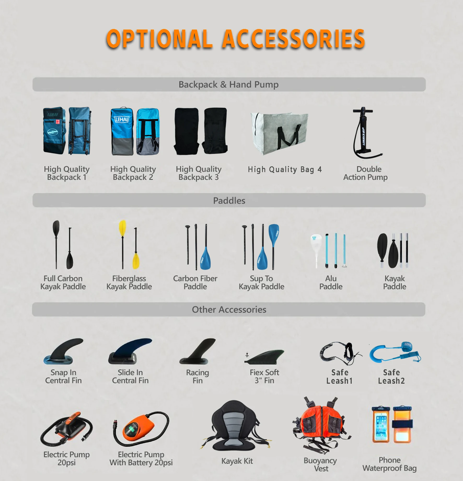 Lehai Drop Stitch High Quality Paddleboard Inflatable Stand Up Paddle ...