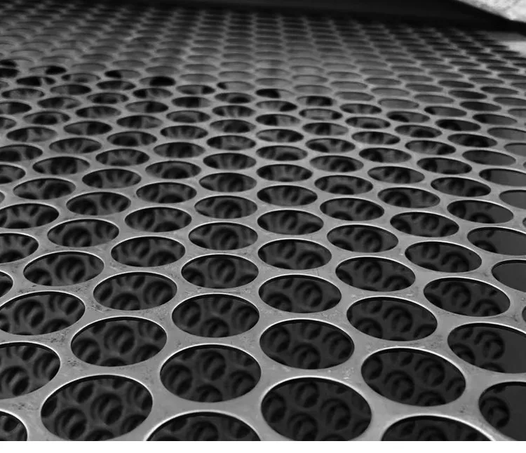 Galvanized Mild Steel Perforated Metal Mesh Sheet Custom Cut and Bended ...