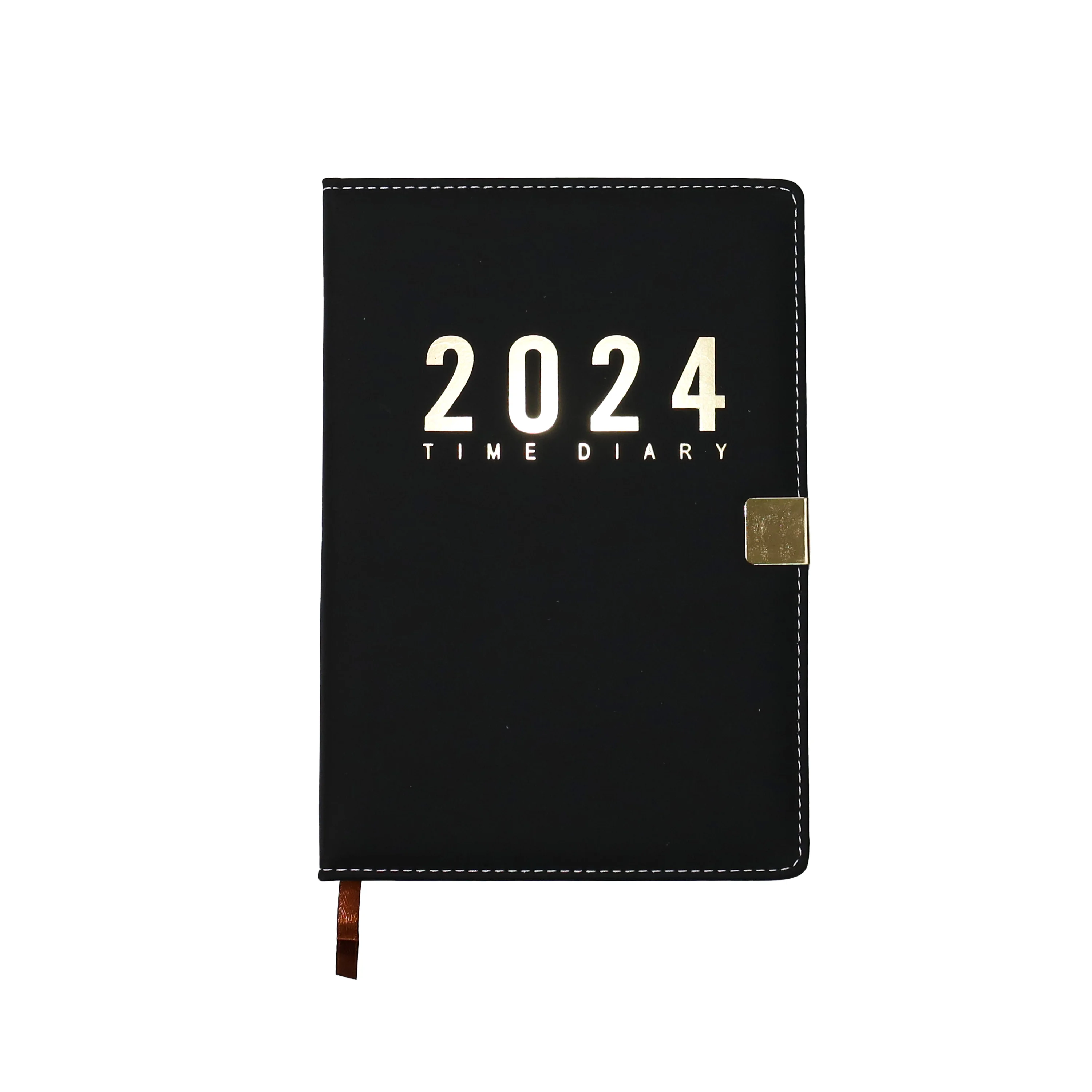 Free Sample Soft Touch Pu Leather Notebook Custom Logo Foil Stamp A5 ...