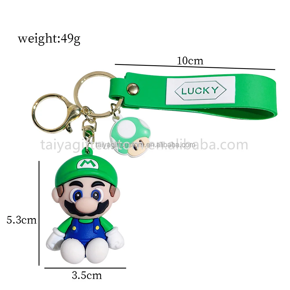 2023 Wholesale 3d Creative Ty-super Mario Gift Key Chain Gift For ...