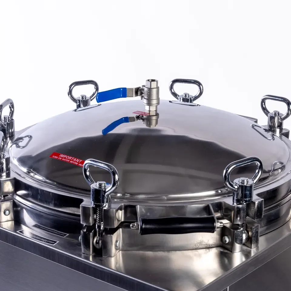 100l Autoclave Counter Pressure Retort Sterilizers Machines For ...