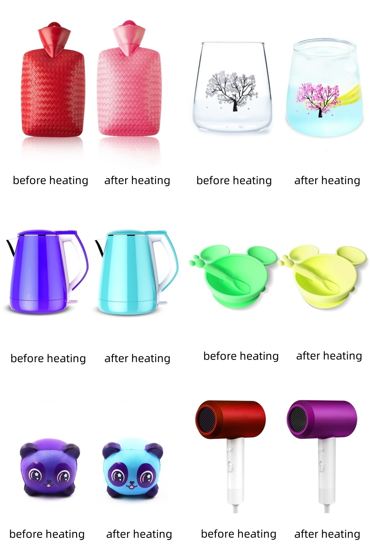 Thermochromic Color Change Powder Pigment Thermal Powder Temperature ...