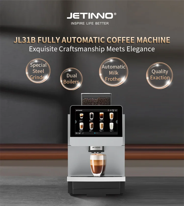 Jetinno JL31B Automatic Coffee Maker - Perfect for Cafes