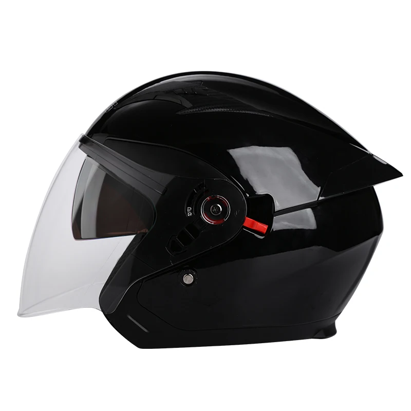 Motorbike 3/4 Face Helmet Open Face Helmet Detachable Helmet - Buy ...