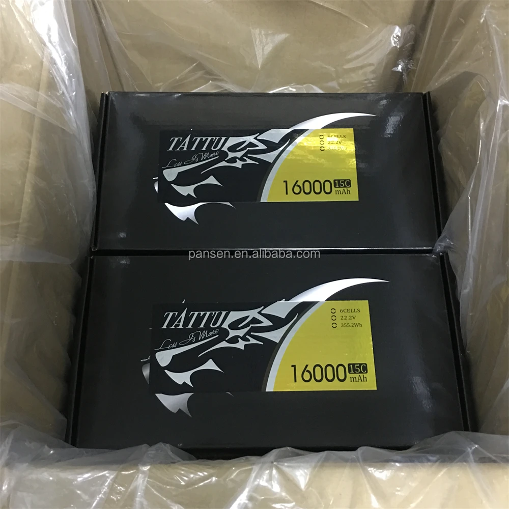 Original TATTU 16000mAh 22.2V 6S LiPo Drone Battery, Perfect for ...