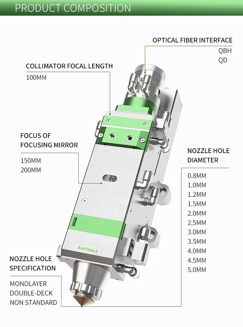 Auto Focus Ray Tools Original Raytools Fiber Laser Cutting Head Bm111 ...