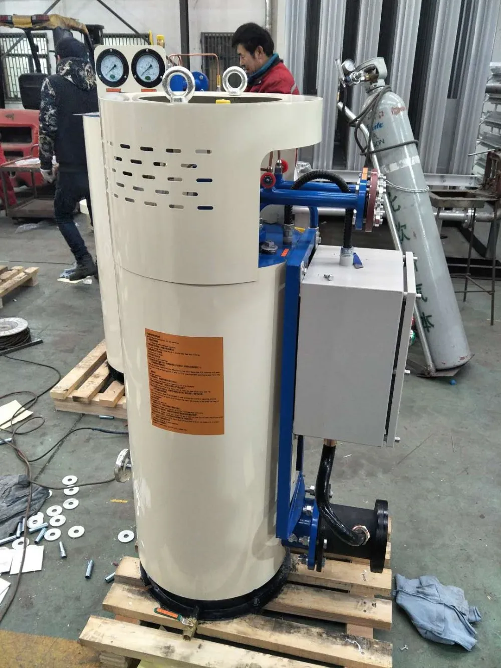 200kg/h High Pressure LPG Industrial Vaporizer for Gas Station