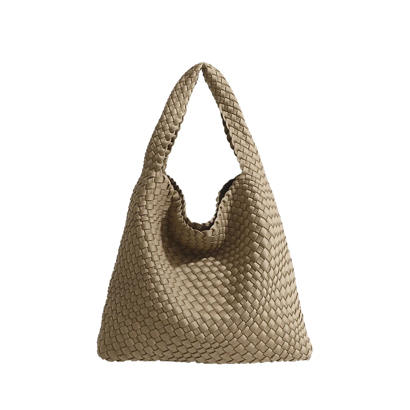 Neoprene Woven Bag Travel Handbags Purses Large Capacity Shoulder Bags ...