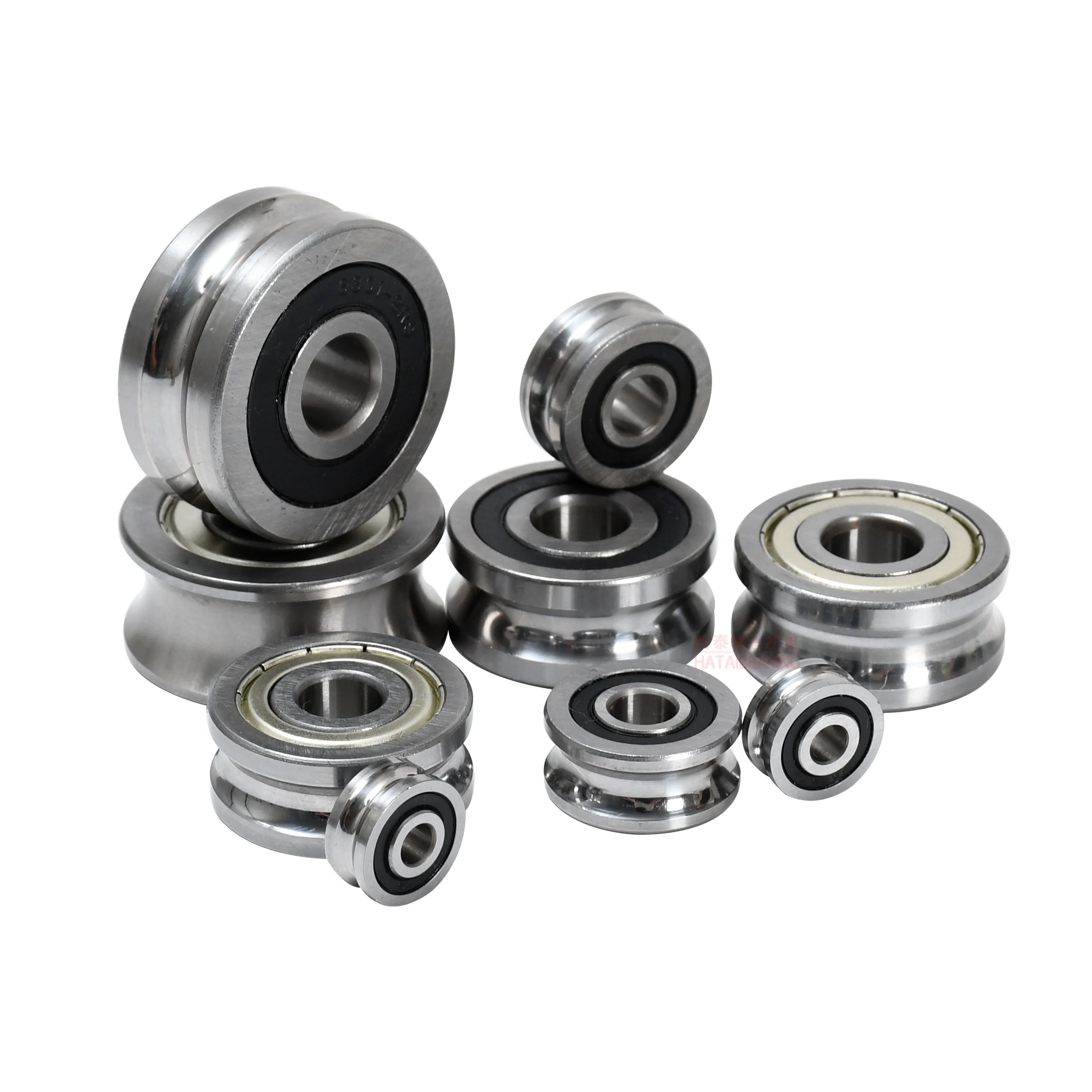 V Groove Bearing - LV204-57ZZ - Deep Groove Ball Bearing