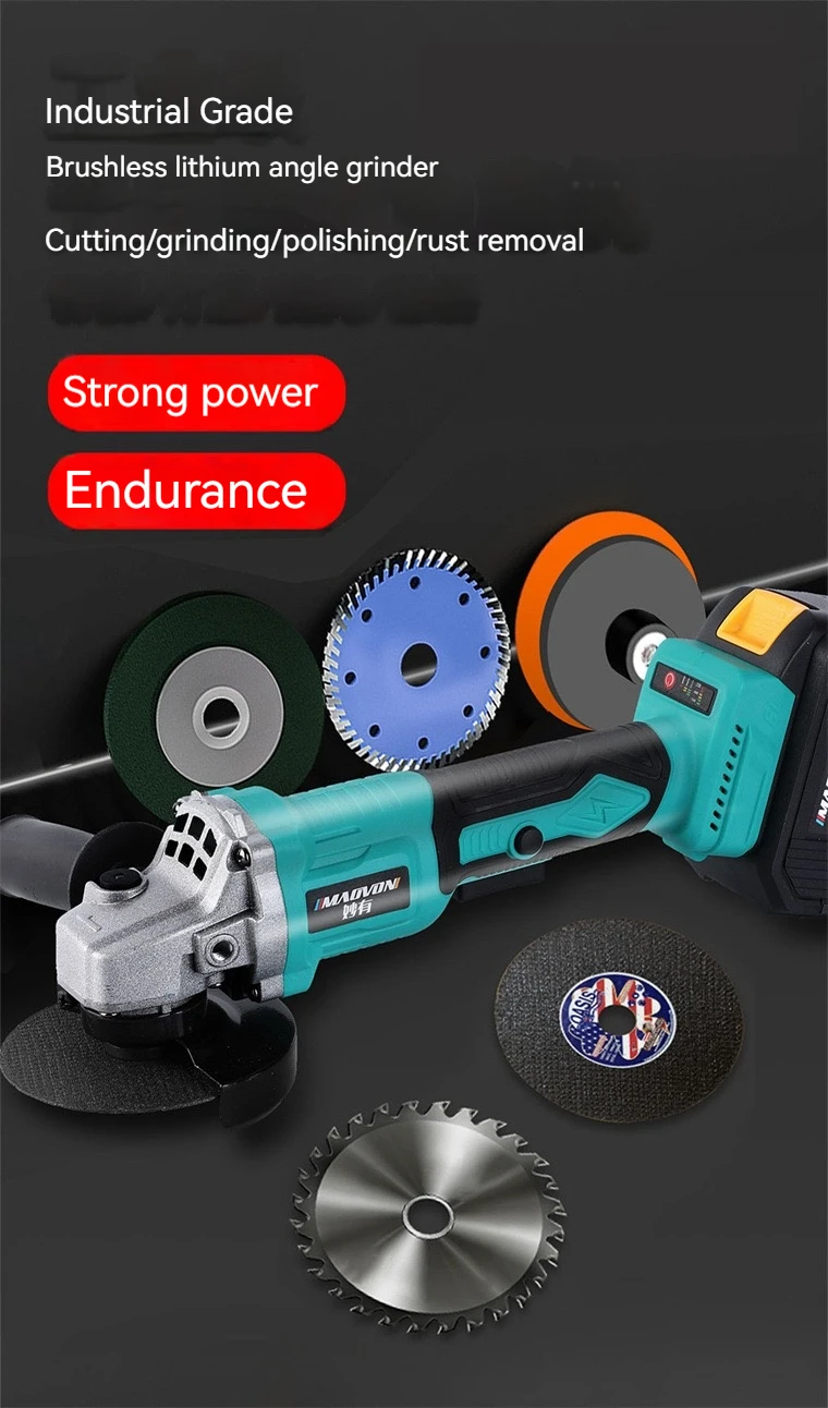 Universal Angle Grinder Lithium Electric Big Art Power Rechargeable ...