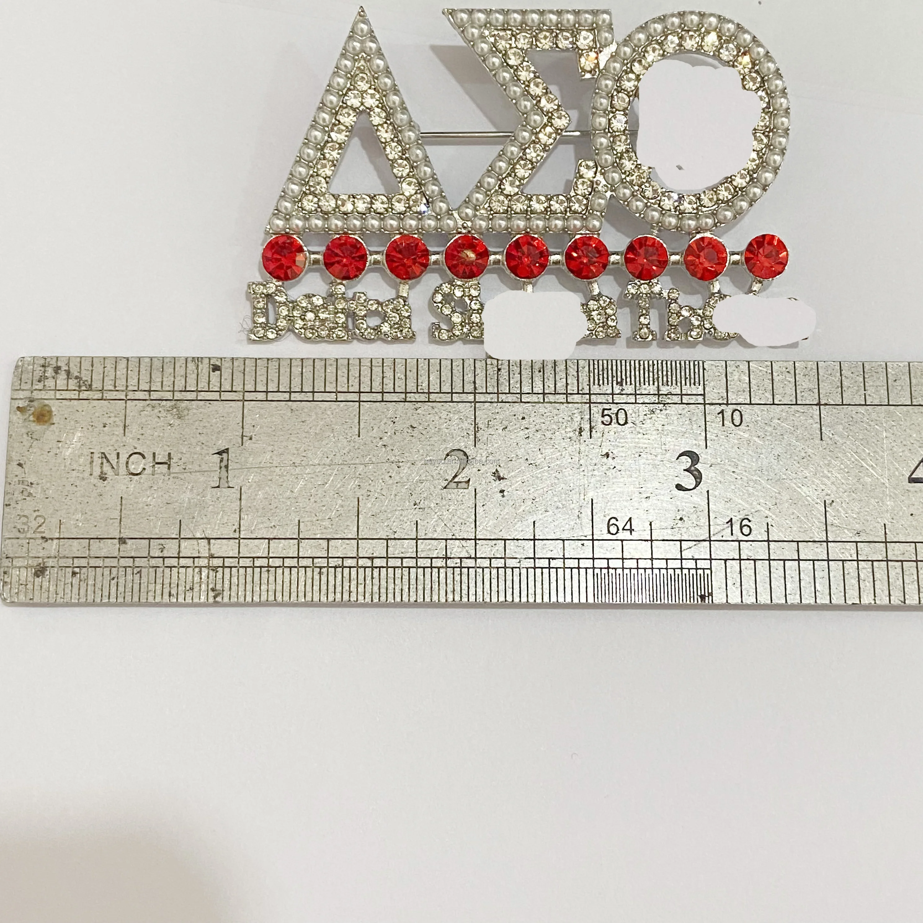 DST Greek Letters 3 Alphabet Delta Sigma Sorority Brooches