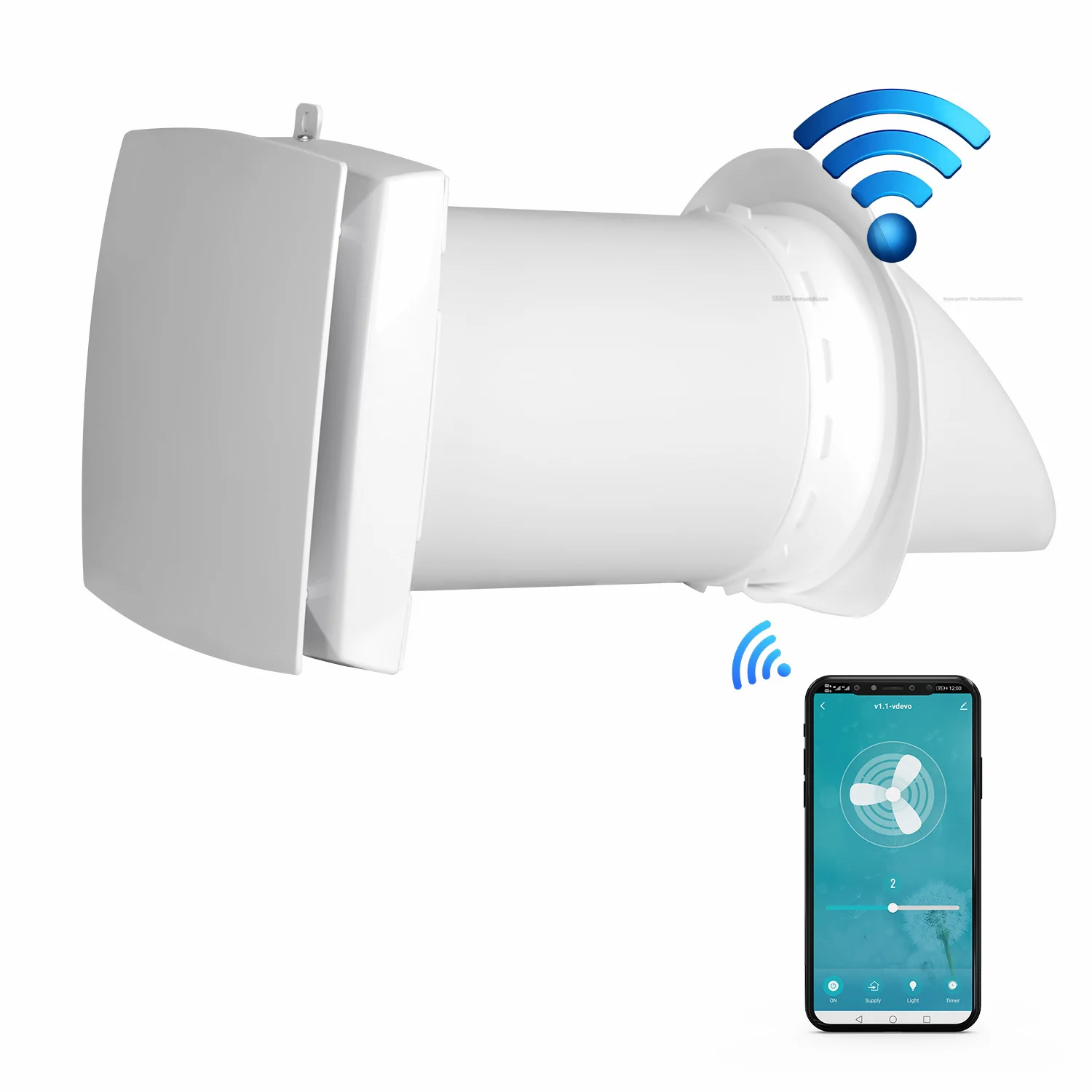 Wall Mounted Heat Recovery Ventilator Single Room Heat Recovery ...