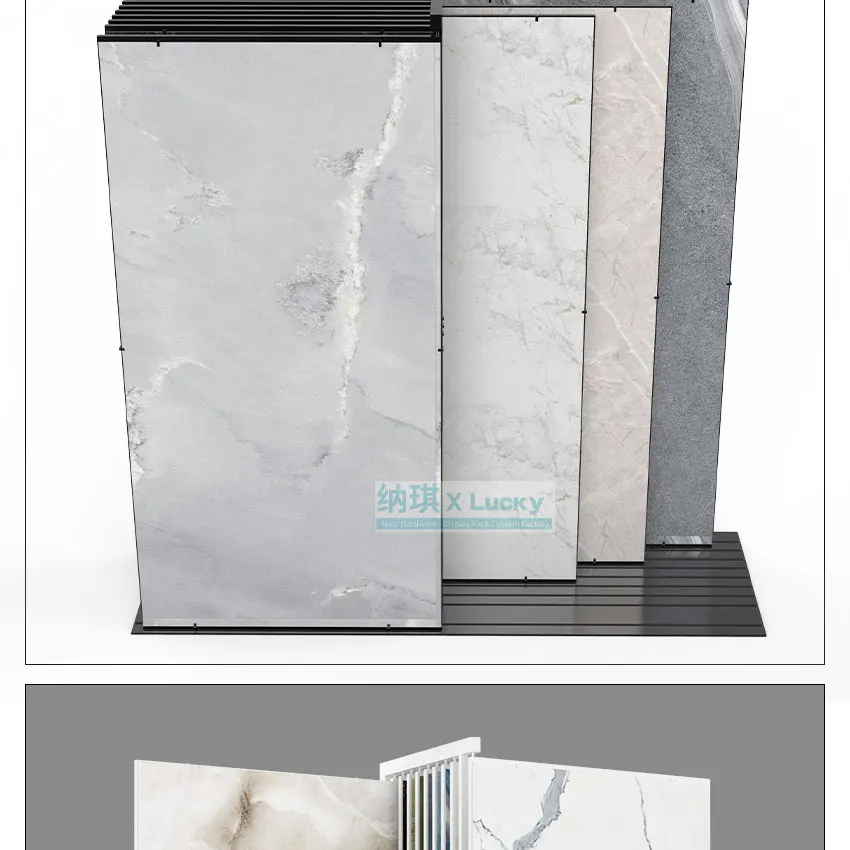 Factory Customized Stone Push Pull Artificial Stone Metal Sample Frame ...