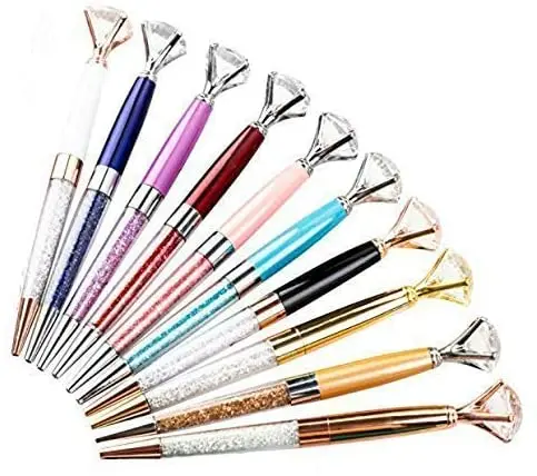 Big Crystal Diamond Tip Pens Rhinestone Pen - Buy Crystal Diamond ...