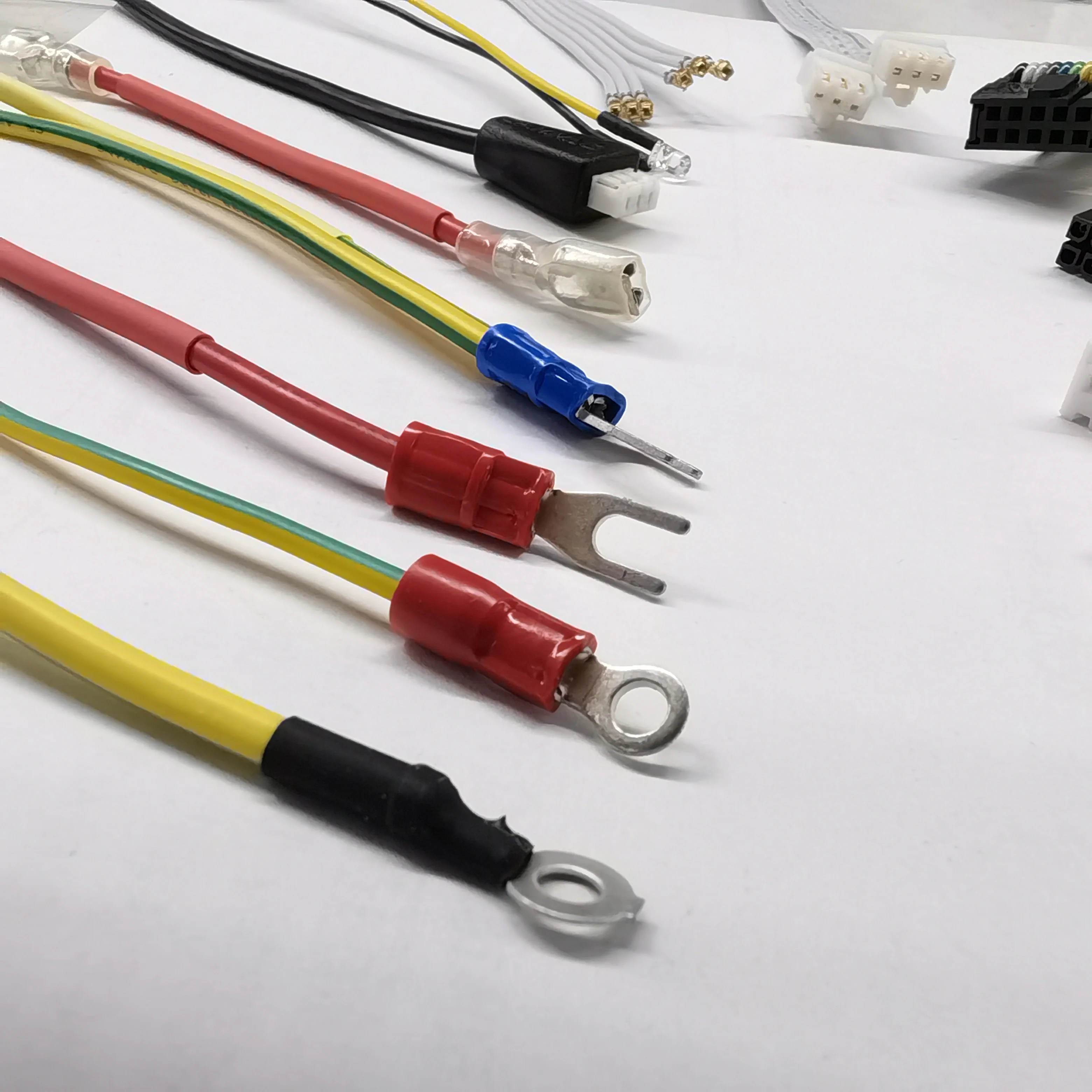 Custom Wire Harness 10cm 8 Pin RJ45 to RJ45 Flat Ribbon Cable