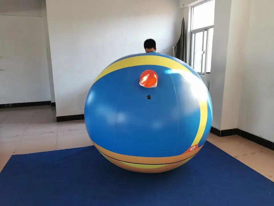 Beile Custom Popular Pvc Inflatable Double Layer Rolling Ball Suit ...