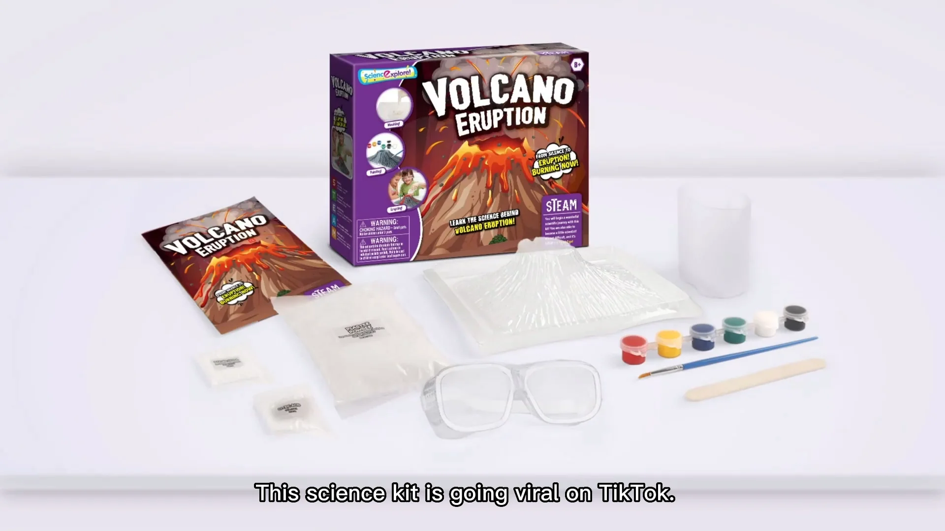 Best Sell Cpc Toys Volcano Science Set Eruption Experiment Children Lab ...