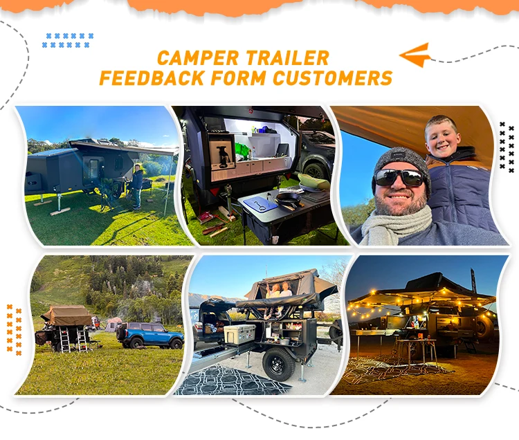 Ecocampor Camper Trailer - Offroad Travel Trailer with Tent