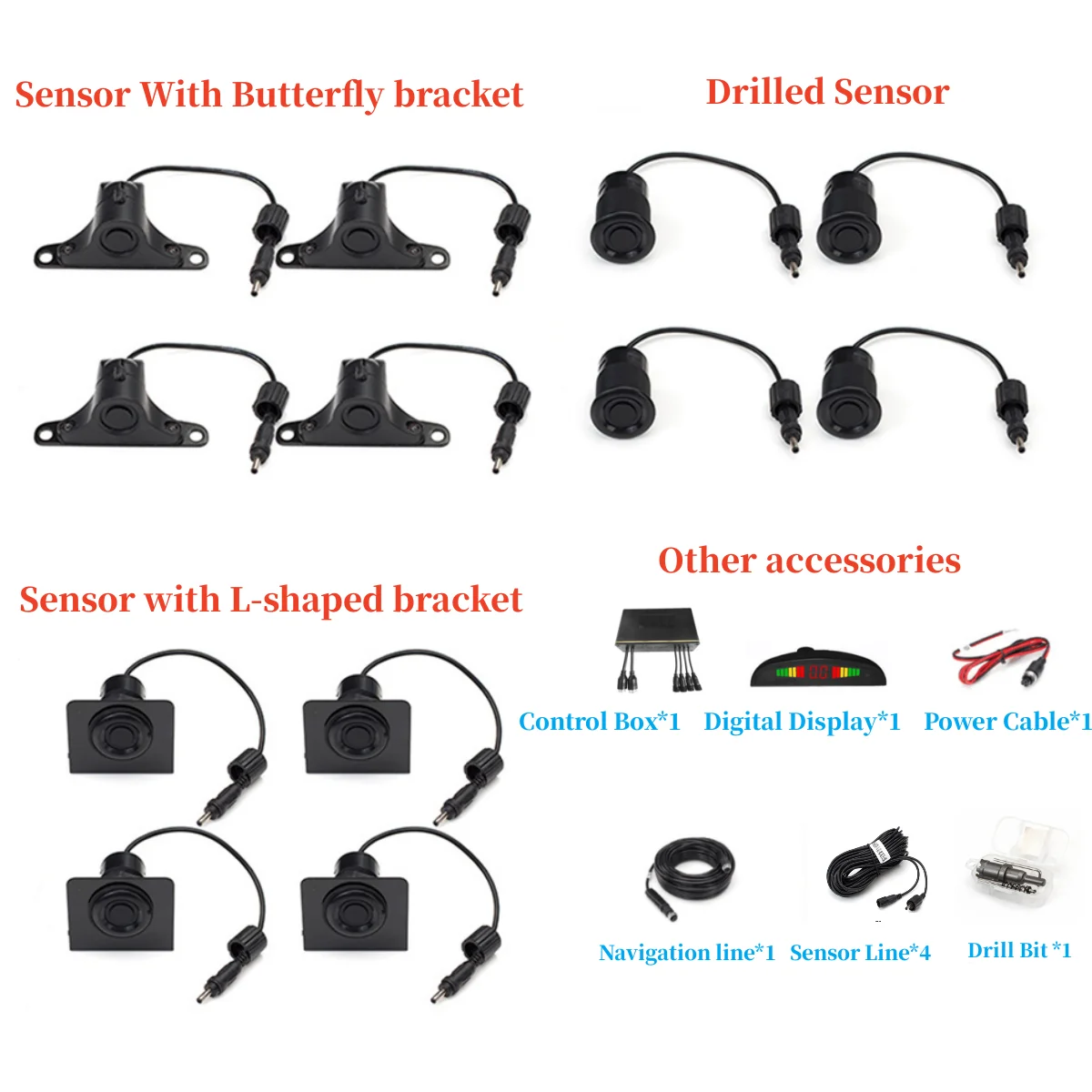 Radar Detector for Truck Parking Sensor System With Voice Alarm for ...