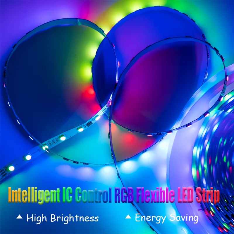 Ws2812b Rgb Led Strip,Chasing Effects Dream Color 5050smd 144 Led ...