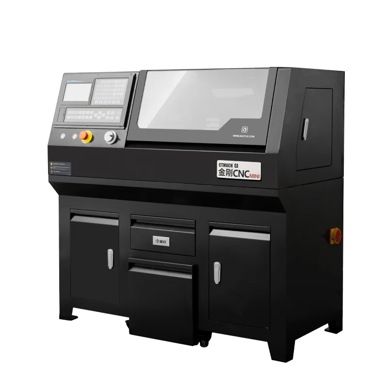 Alibaba.com: CTCNC21C Mini Hobby Benchtop CNC Lathe, GSK Control System ...