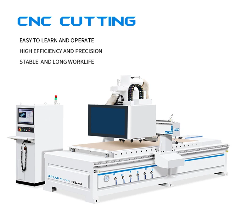 R-tup Woodworking Engraving Cnc Wood Router Machine 8 Round Disc Atc ...