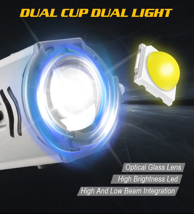 Motorcycle Light System Drl Fog Lamp Adjustable Led Motorcycles ...