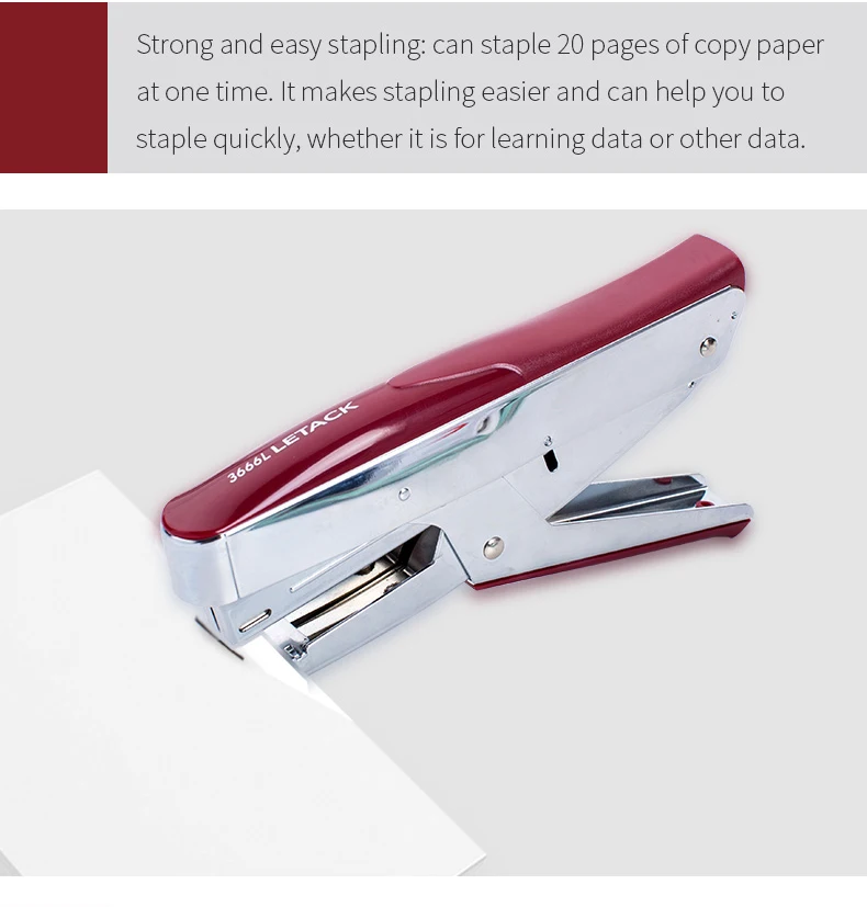 Factory Outlet 3666l Model Metal Pliers Stapler Automatic Labor-saving Manual Tool Stapler For ...