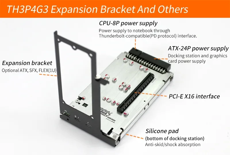 Upgraded TH3P4G3 Thunderbolt 3 Docking Station - 85W PD Charging ...
